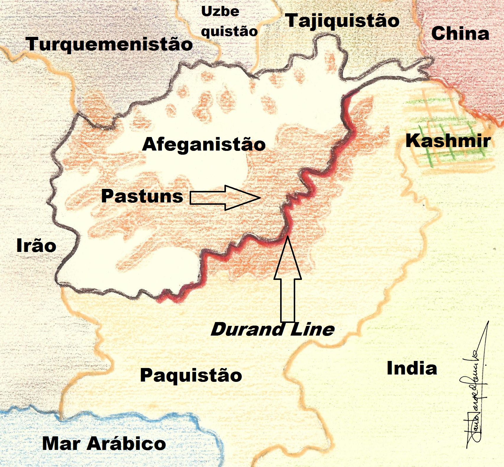 Afghanistan’s biggest political problem: – The Durand Line – OPen samento